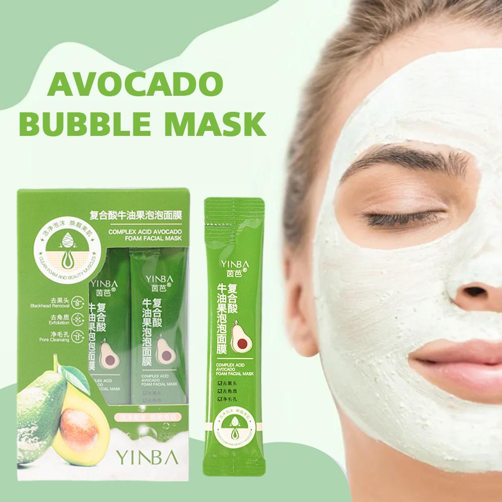Deep Cleaning Avocado Bubble Mask – Linnaco